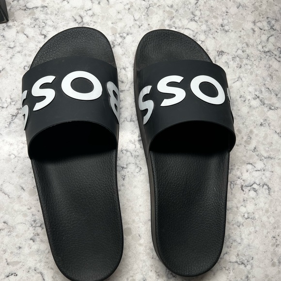 Hugo Boss | Shoes | Huge Boss Slides | Poshmark